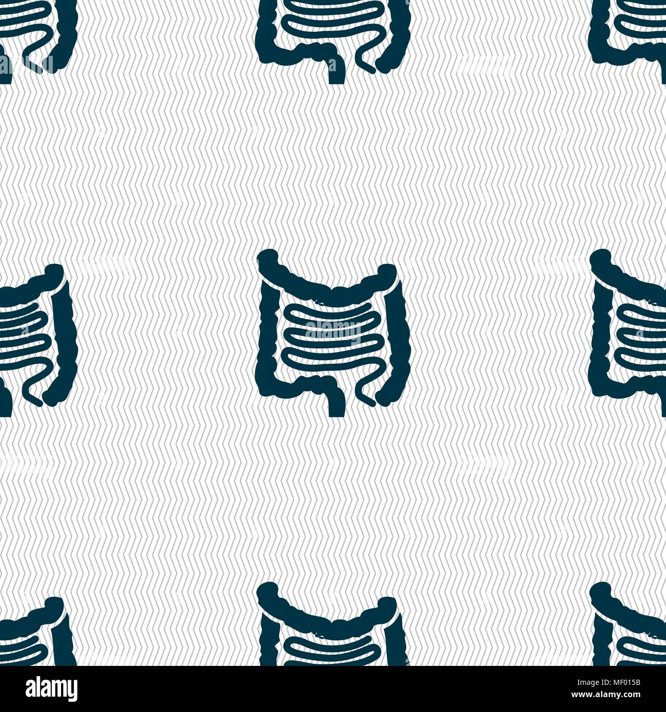 Intestines sign. Seamless pattern with geometric texture. Vector ...