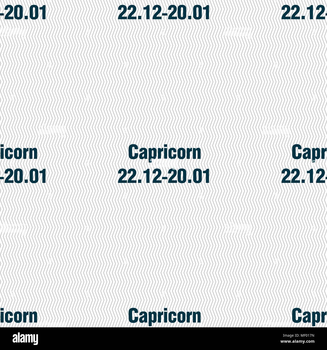 Capricorn sign. Seamless pattern with geometric texture. Vector ...