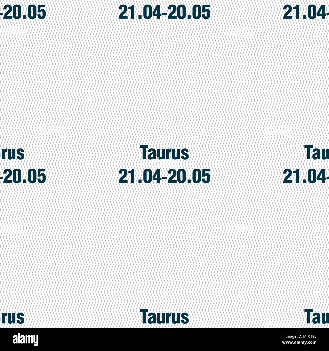 Taurus sign. Seamless pattern with geometric texture. Vector ...