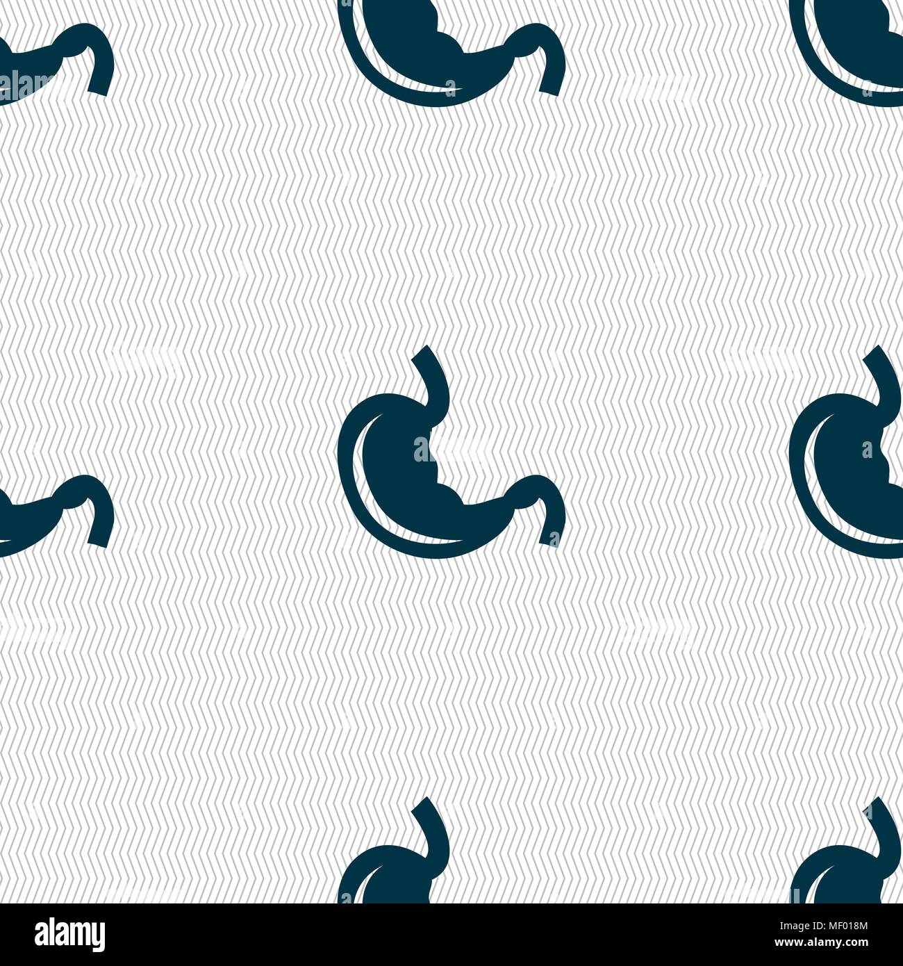 Stomach sign. Seamless pattern with geometric texture. Vector ...