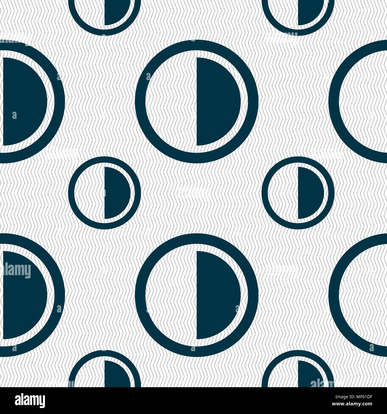 contrast icon sign. Seamless pattern with geometric texture. Vector ...