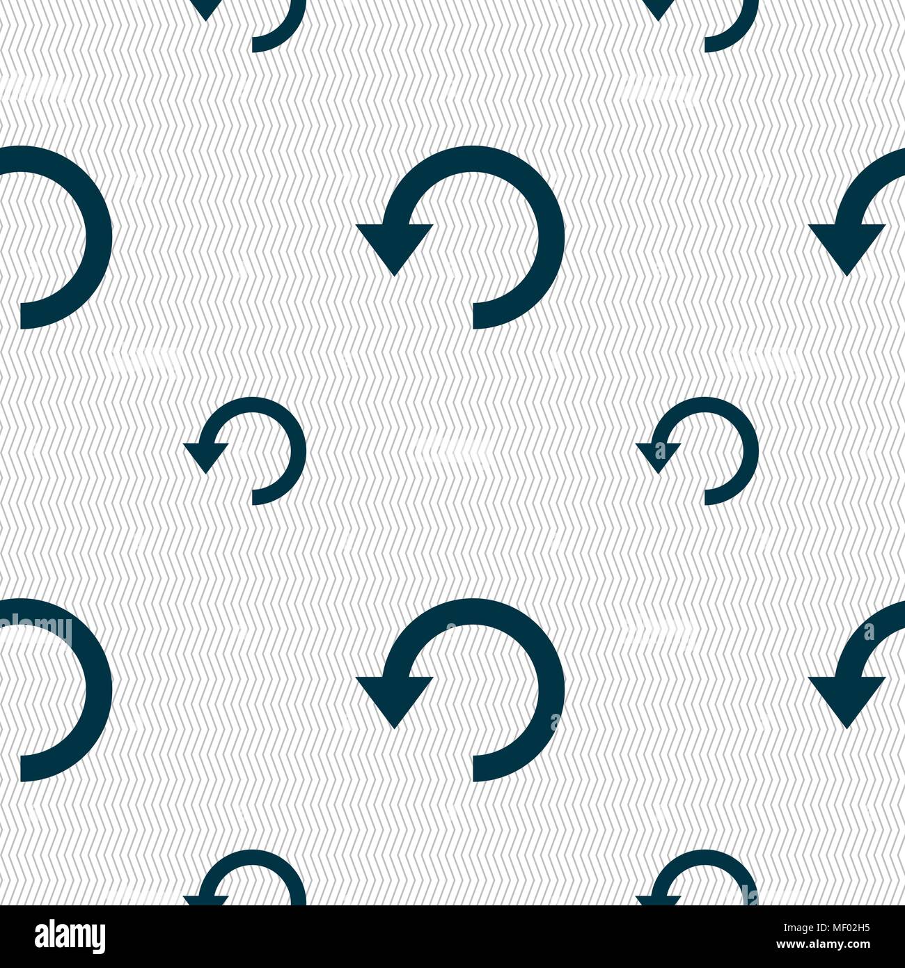 Upgrade, arrow, update icon sign. Seamless pattern with geometric ...