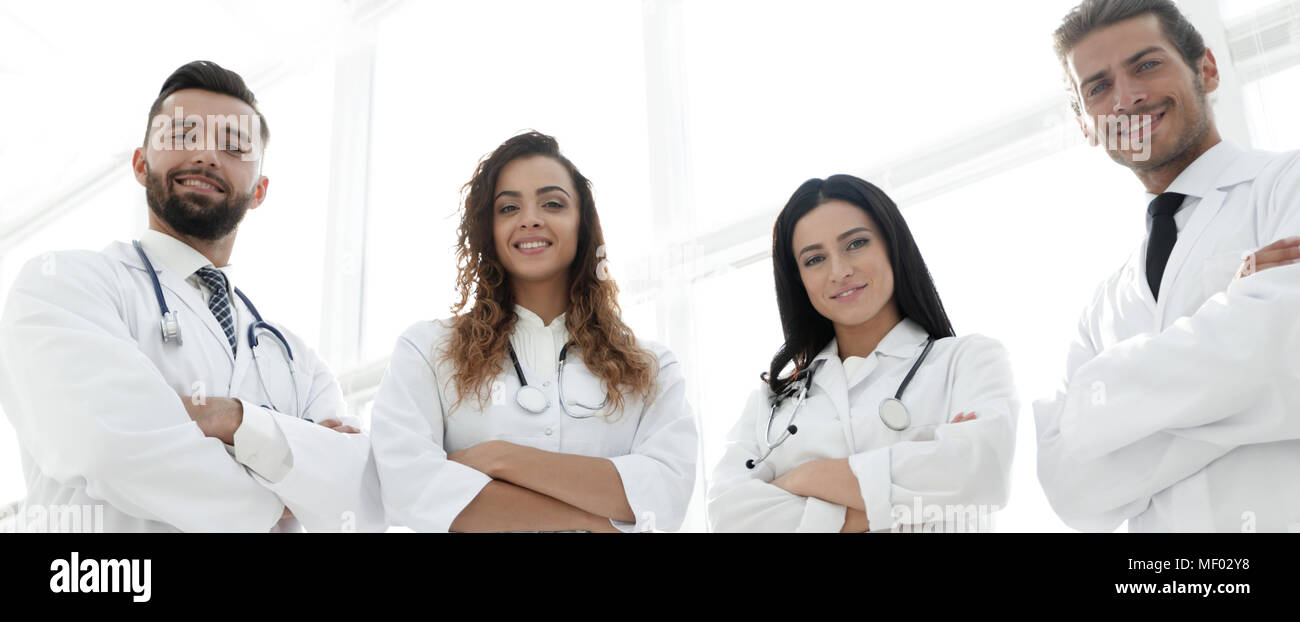 closeup.a group of doctors Stock Photo - Alamy