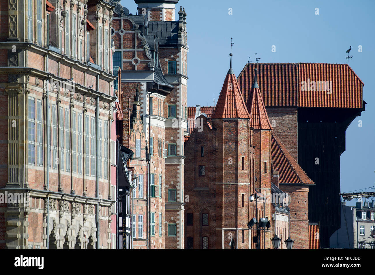 Gothic watergates Zielona Brama (Green Gate), Brama Chlebnicka (Bread ...