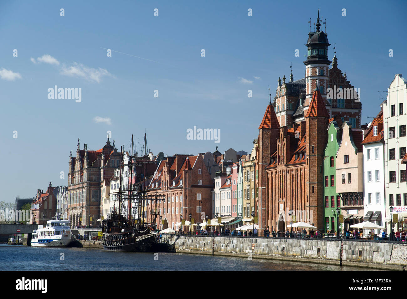 Gothic watergates Zielona Brama (Green Gate), Brama Chlebnicka (Bread ...