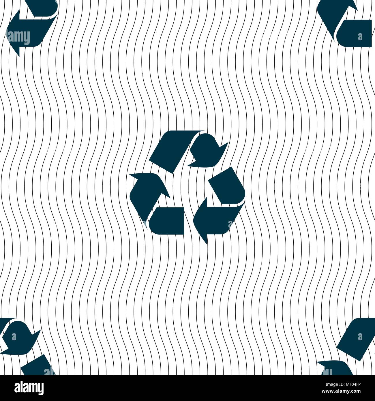 processing icon sign. Seamless pattern with geometric texture. Vector ...