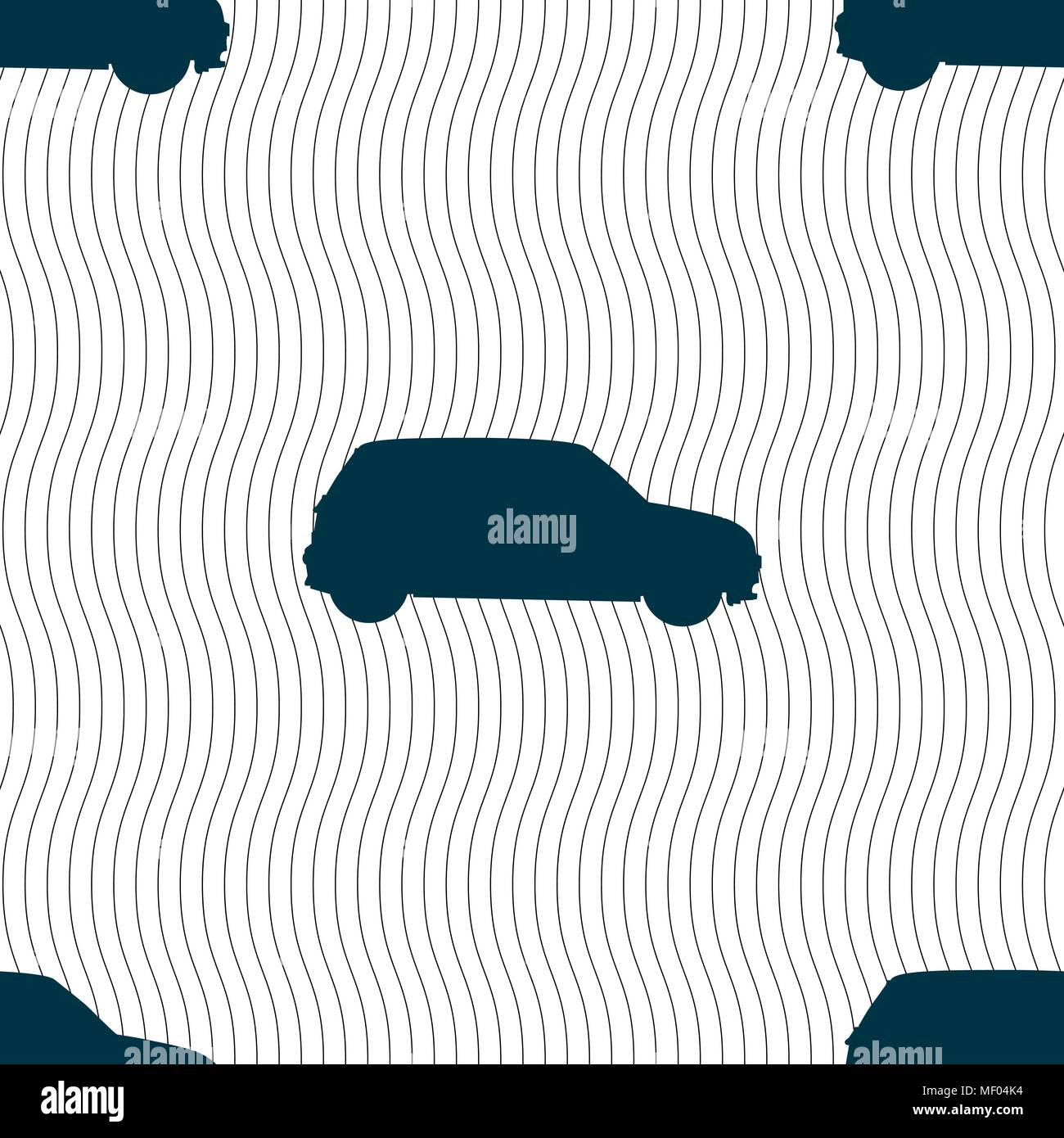 Jeep icon sign. Seamless pattern with geometric texture. Vector ...