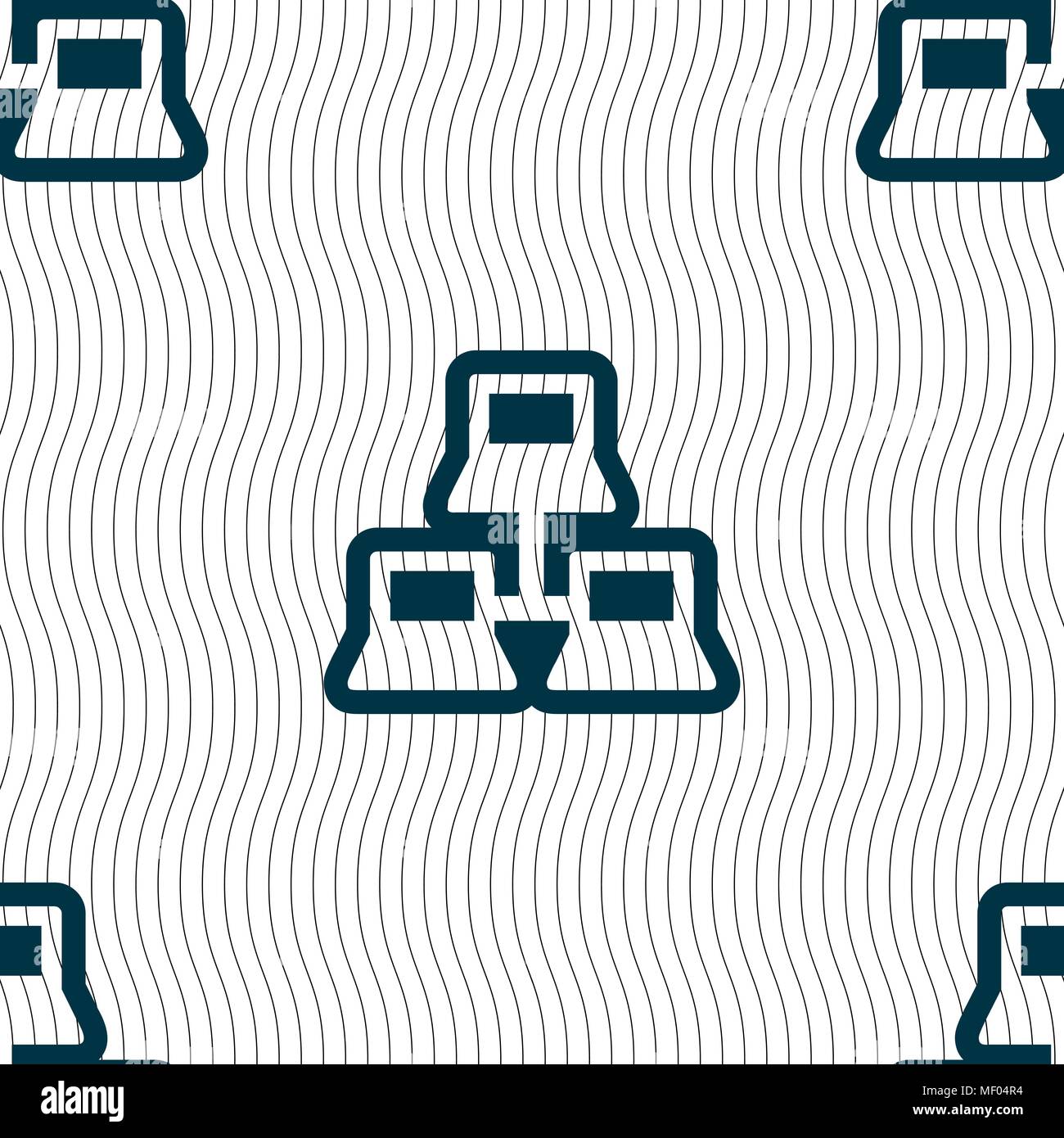 local area network icon sign. Seamless pattern with geometric texture ...