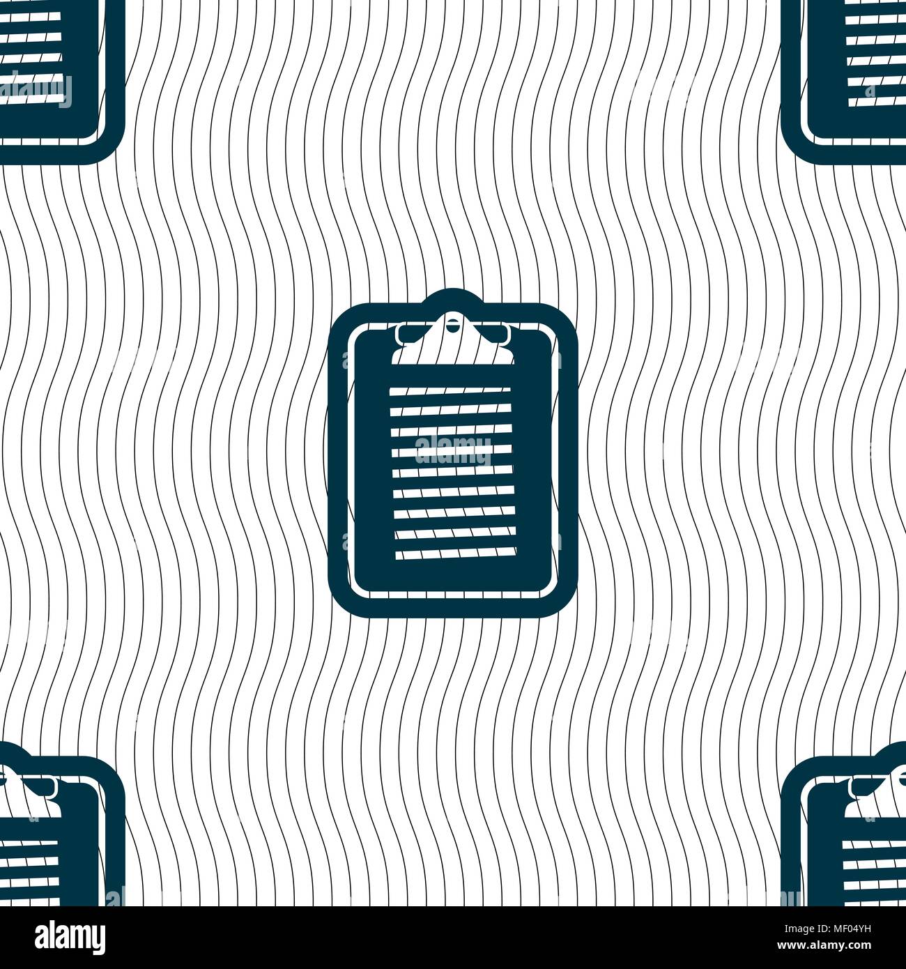 Text file icon sign. Seamless pattern with geometric texture. Vector ...