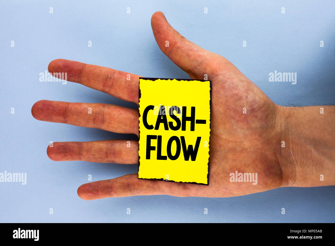 Handwriting text Cash-Flow. Concept meaning Virtual movement of money ...