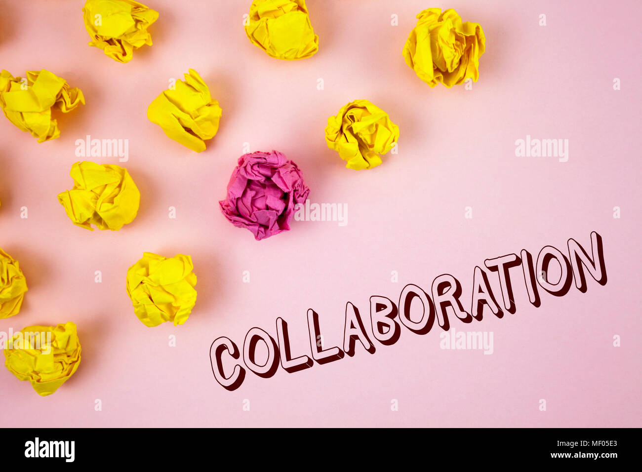 Text sign showing Collaboration. Conceptual photo Global industries ...