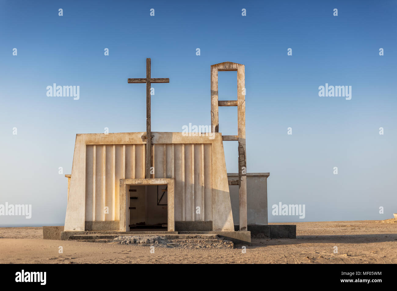 Church in the province of Namibe. Angola. Africa, Church of Portuguese ...