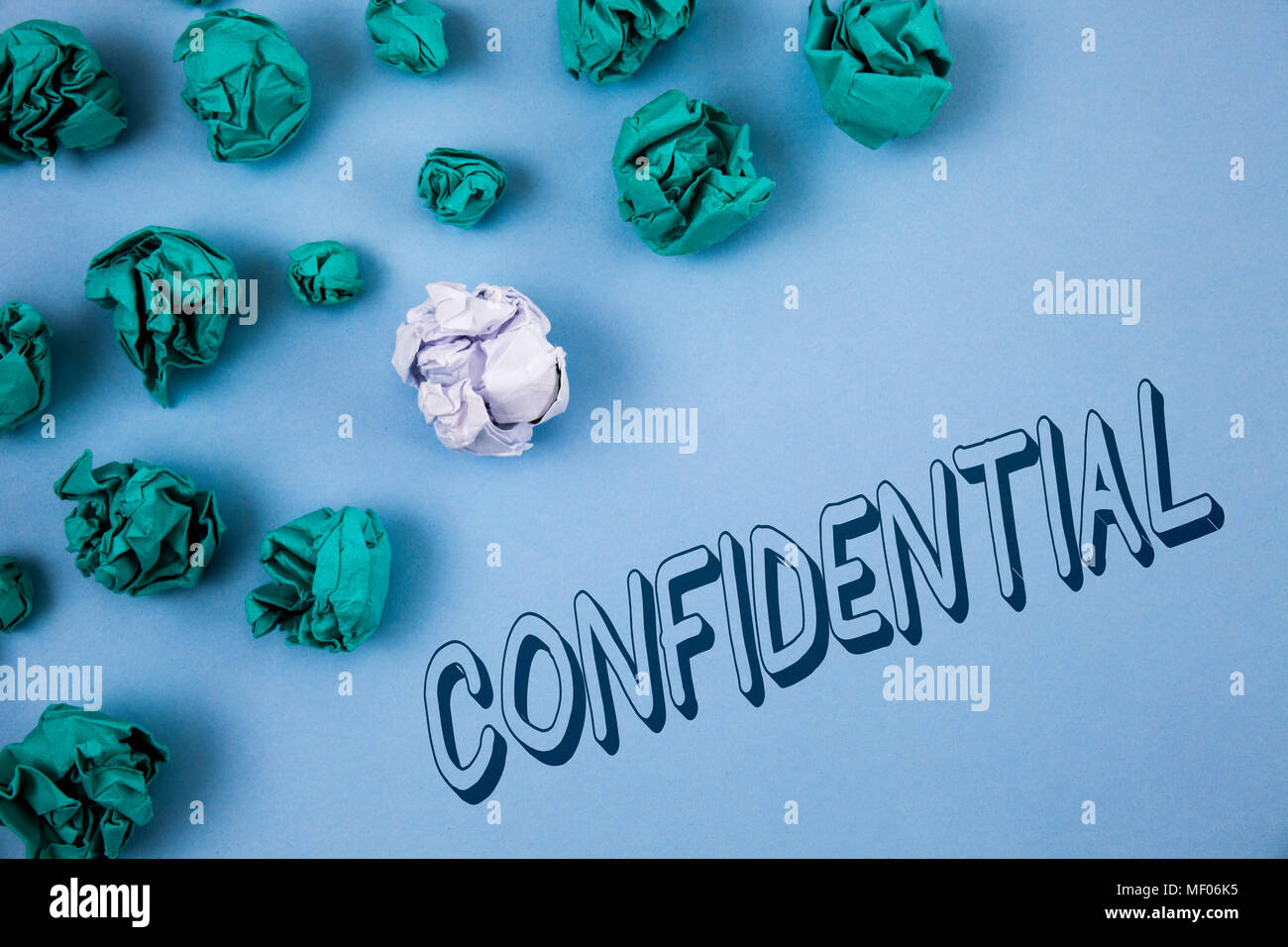 Handwriting text writing Confidential. Concept meaning Agreements ...