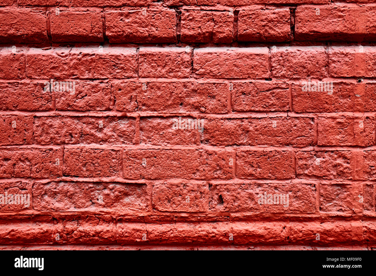 Very old, worn out red brick wall texture, background made from the ...