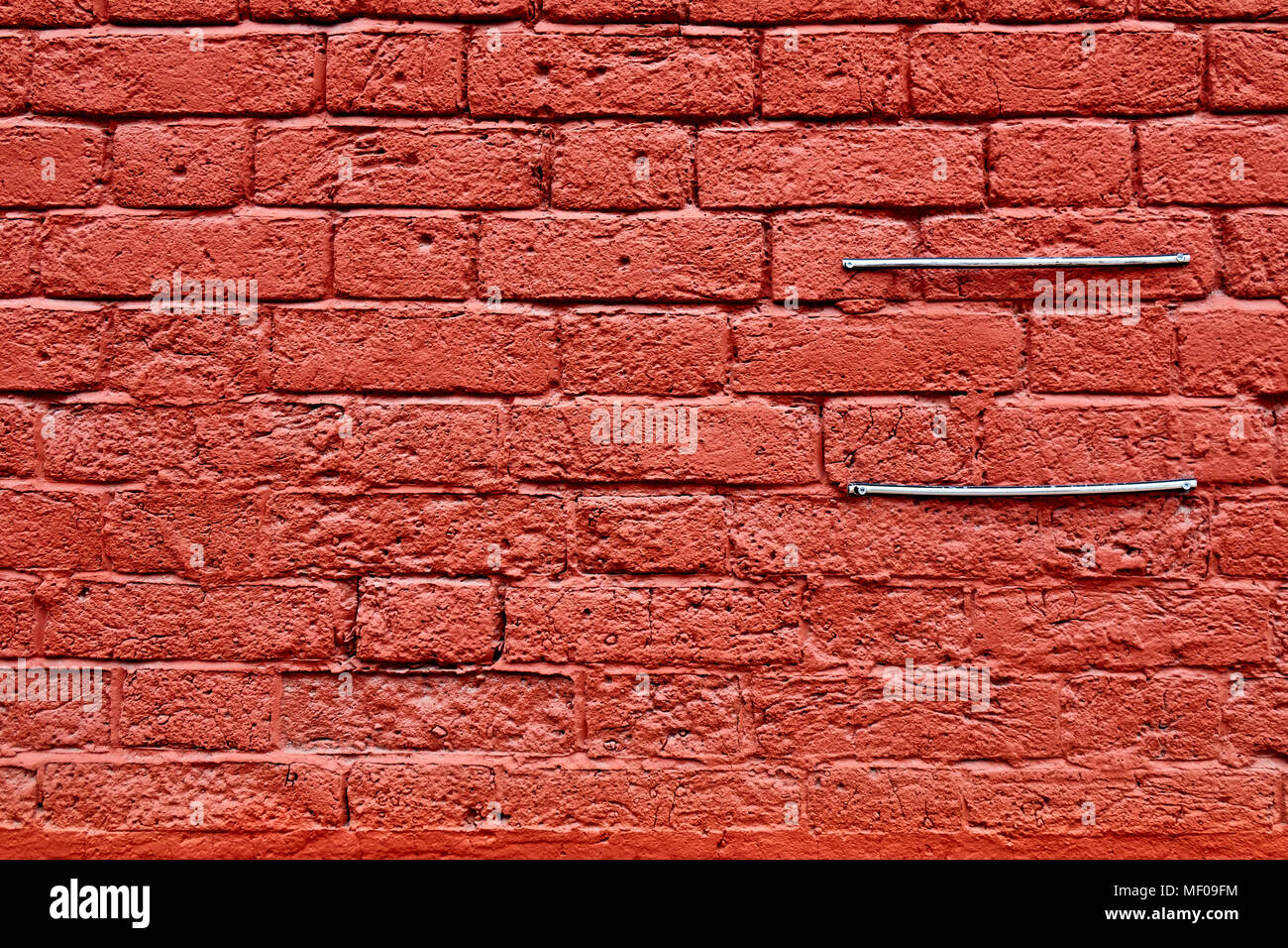 Very old, worn out red brick wall texture, background made from the ...