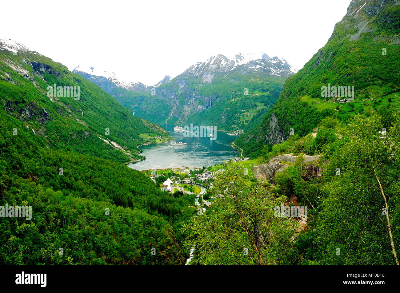 Views of the famous fjord of geirangerfjord, in Norway One of the most ...