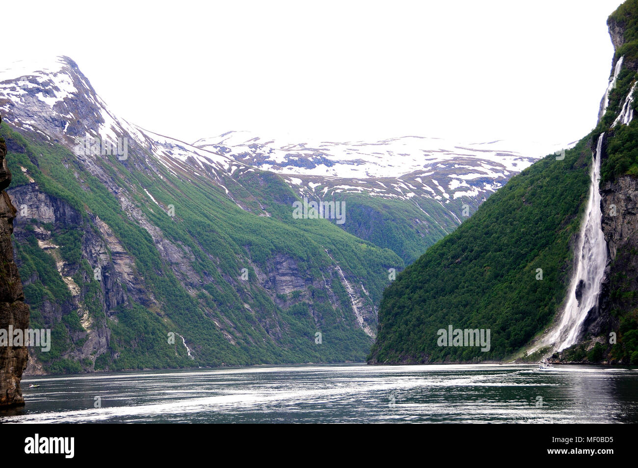 Views of the famous fjord of geirangerfjord, in Norway One of the most ...