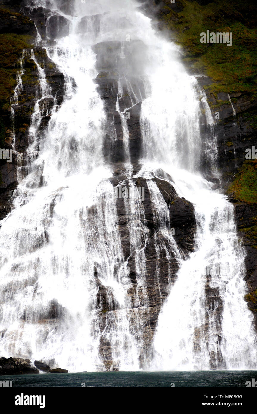 Views of the famous fjord of geirangerfjord, in Norway One of the most ...