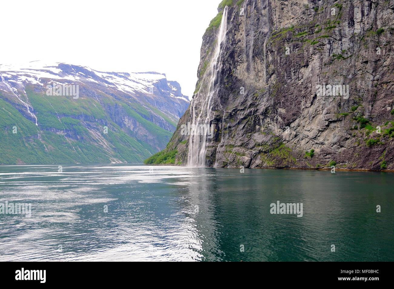 Views of the famous fjord of geirangerfjord, in Norway One of the most ...