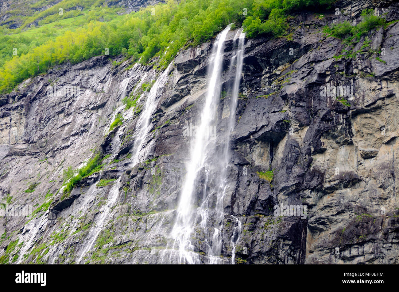 Views of the famous fjord of geirangerfjord, in Norway One of the most ...