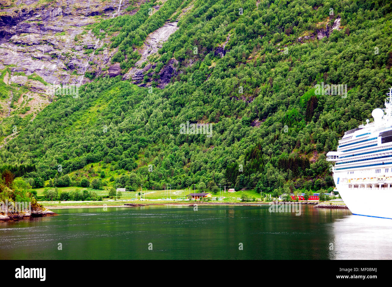Views of the famous fjord of geirangerfjord, in Norway One of the most ...