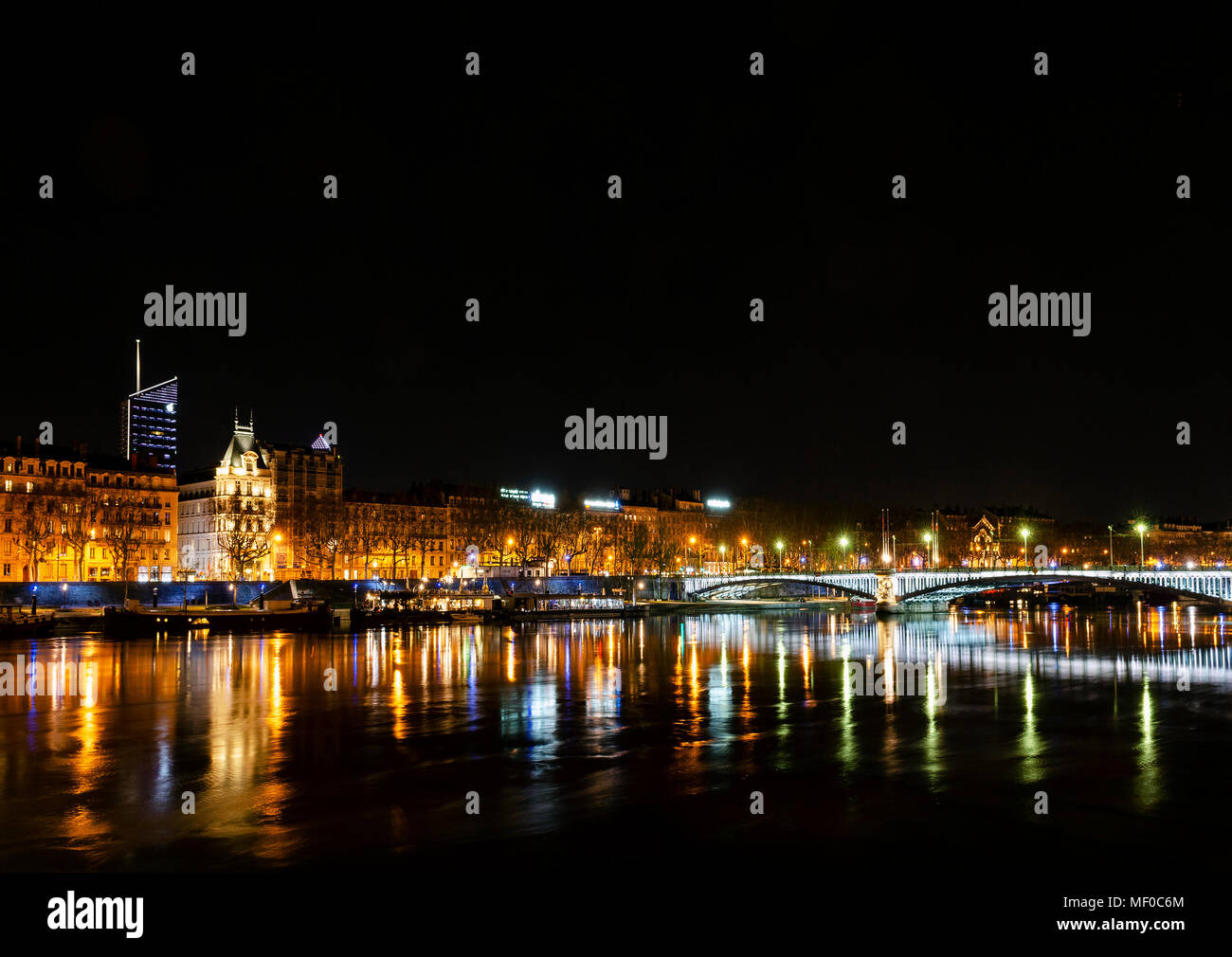 Lyon old town night hi-res stock photography and images - Alamy