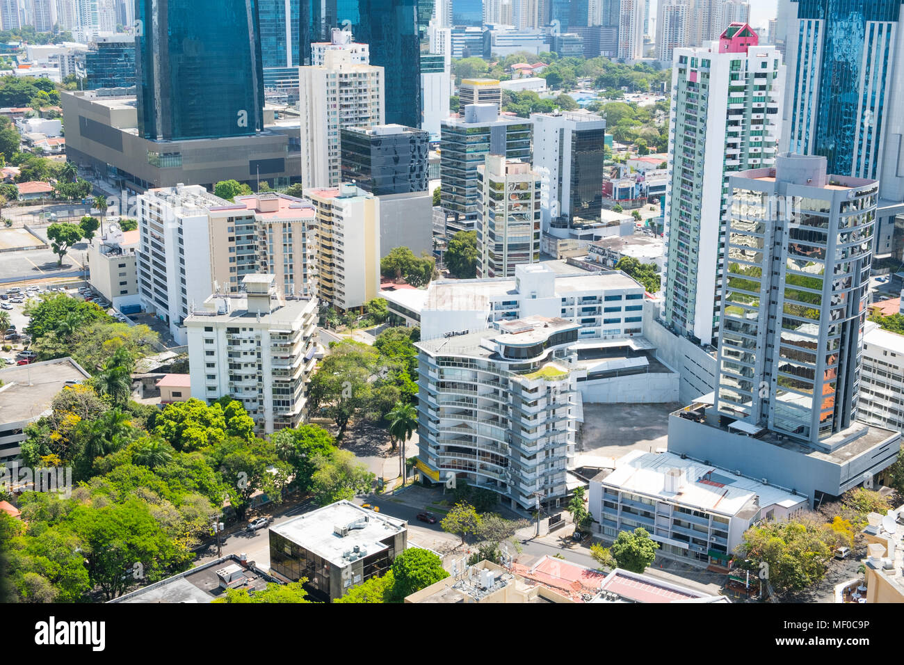 modern city Skyline aerial, Panama City Stock Photo - Alamy