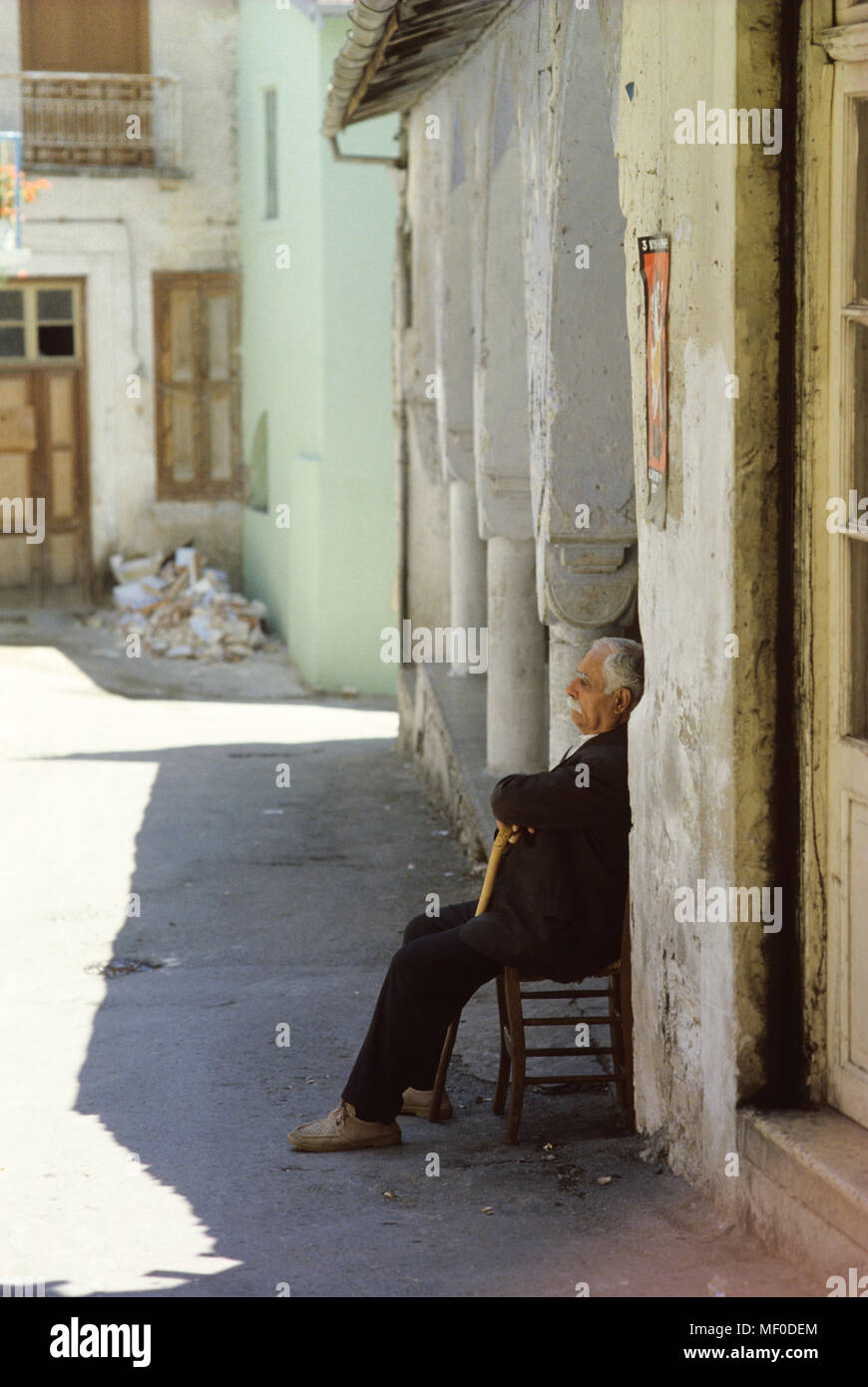 MAN REST in the shade 2000 Stock Photo - Alamy