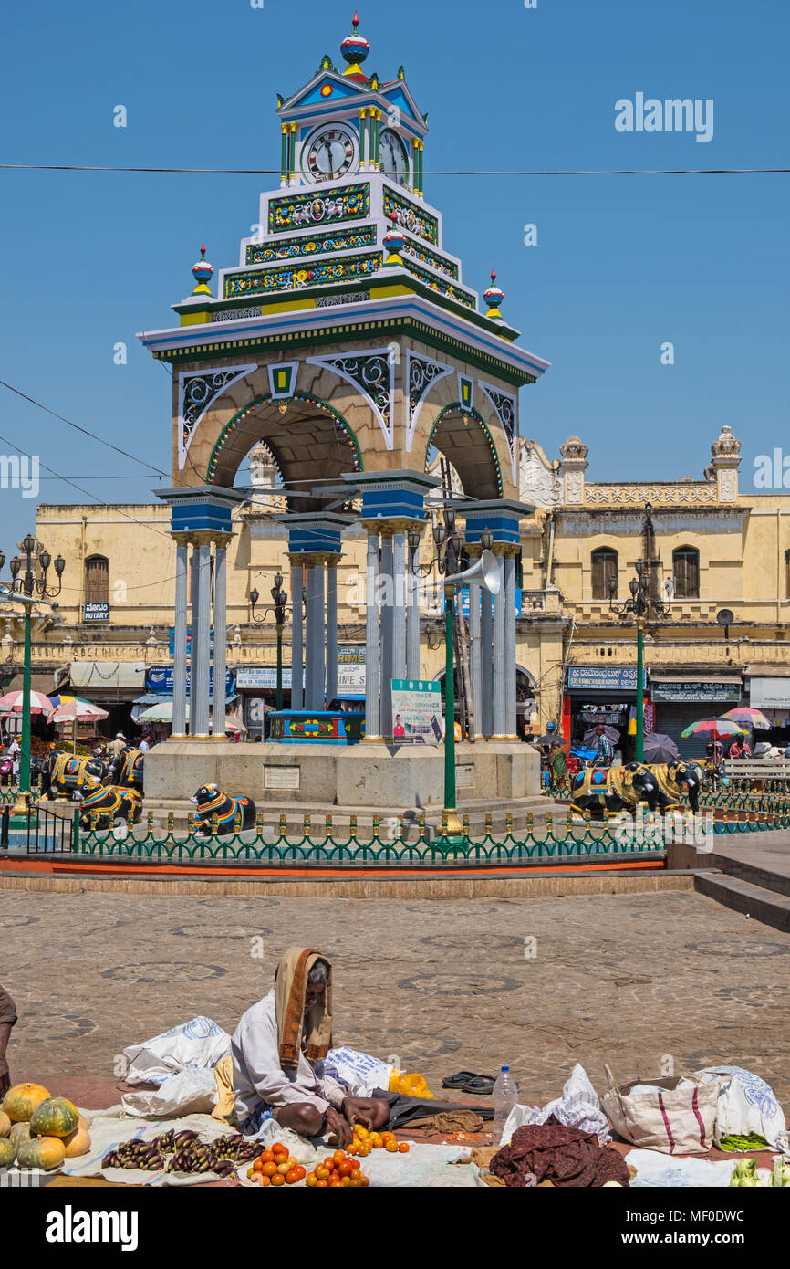 Mysore clock tower hi-res stock photography and images - Alamy