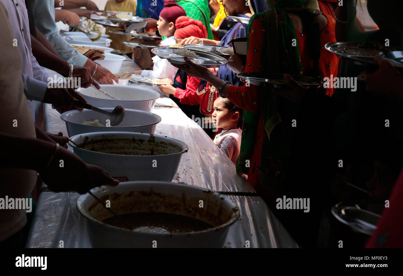 Palma de Mallorca, Spain. April 15, 2018. Indian Sikh celebrate their ...