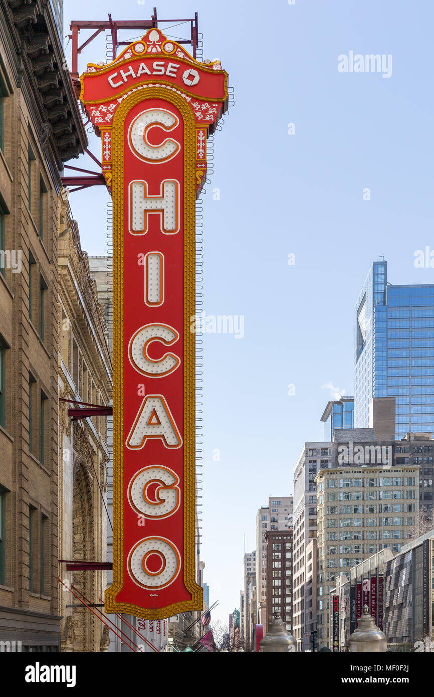 Chicago Theater Sign High Resolution Stock Photography and Images - Alamy