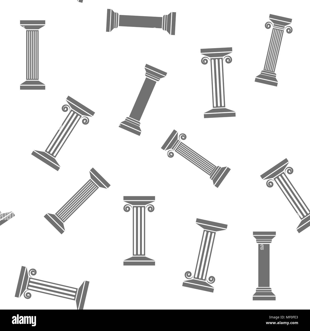 Greek Column Seamless Pattern Stock Photo - Alamy