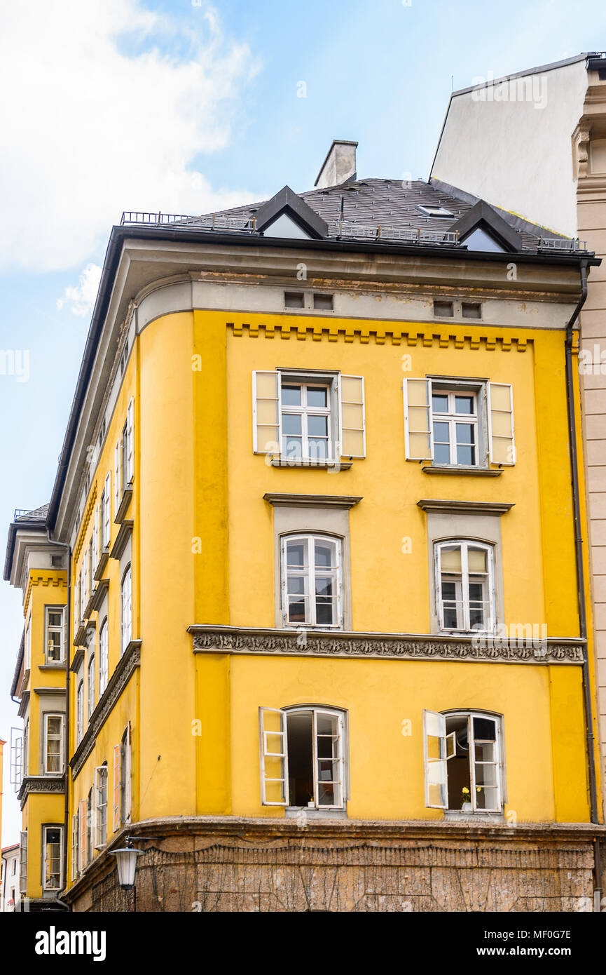 Architecture of Innsbruck, Austria, federal state of Tyrol (Tirol Stock ...