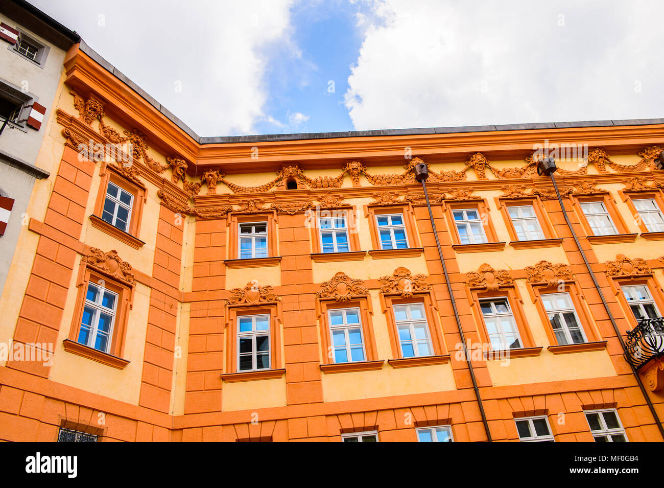Architecture of Innsbruck, Austria, federal state of Tyrol (Tirol Stock ...