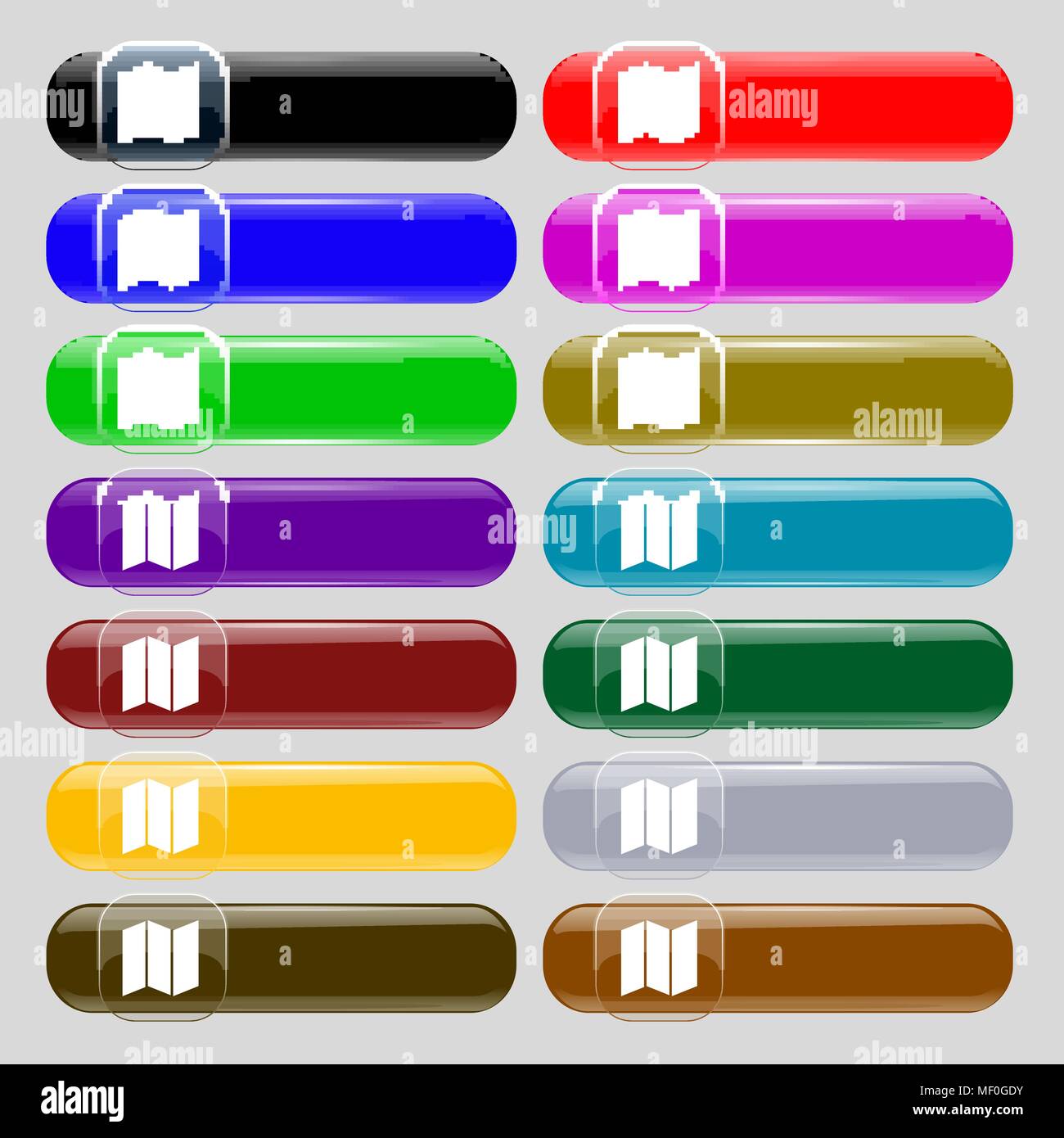 Multi colored pin map hi-res stock photography and images - Alamy