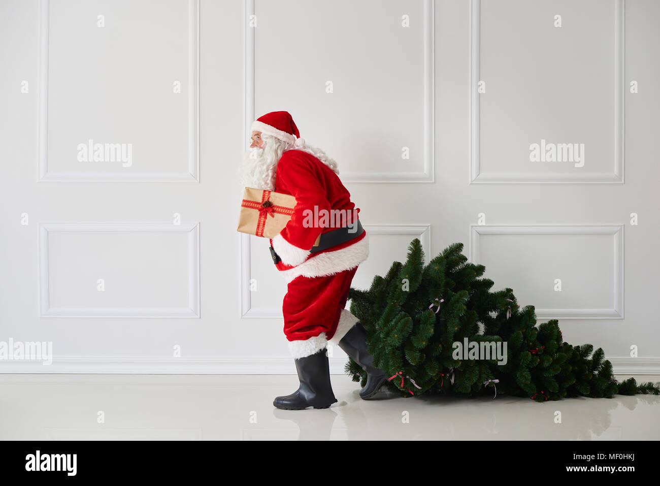Santa present hi-res stock photography and images - Alamy