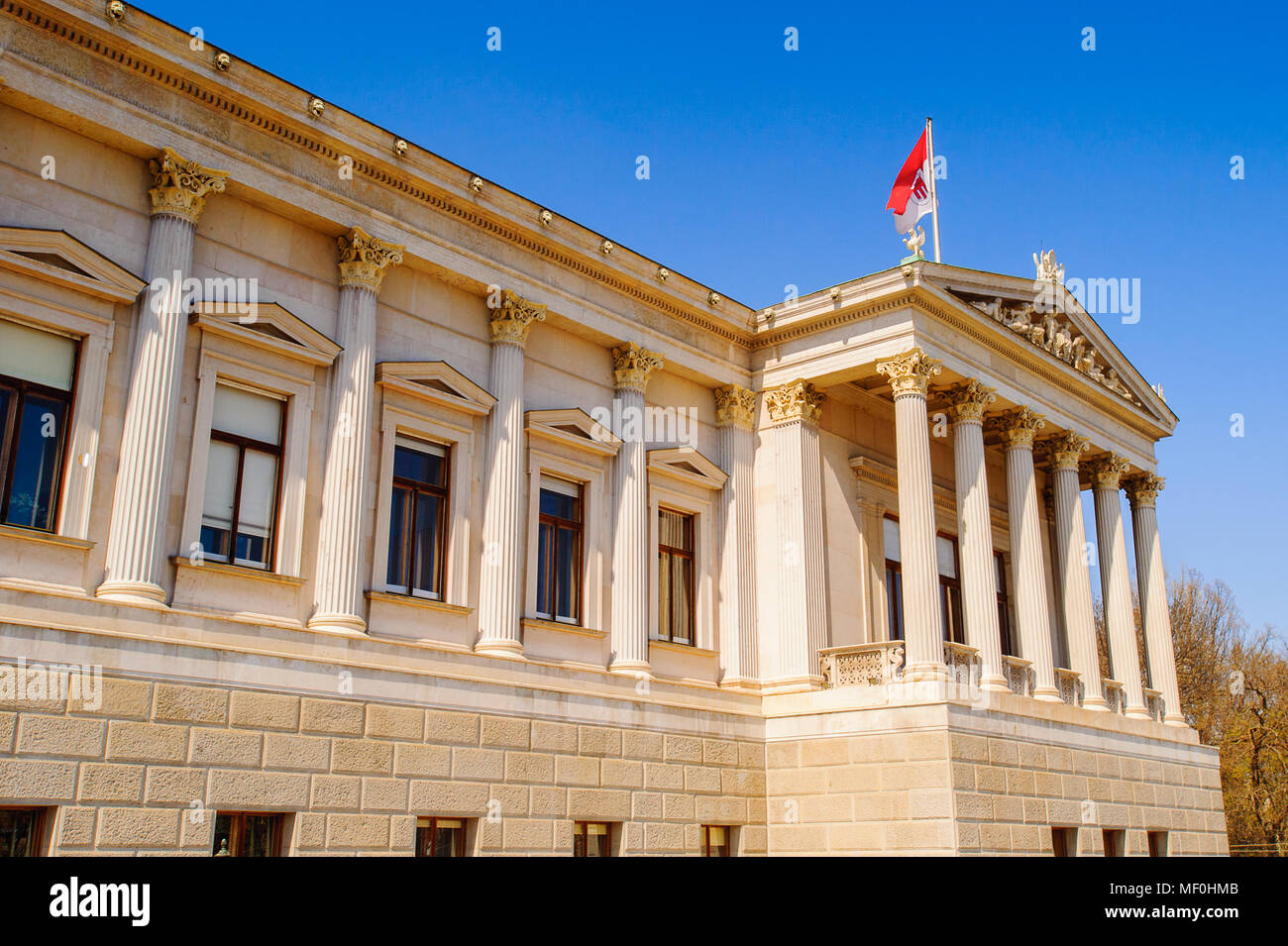 Austrian Parliament Building, Vienna, Austria. The parliament building ...