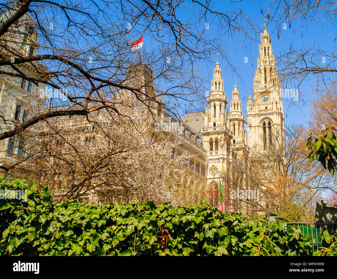 Rathaus, City Hall, Vienna, Austria. It's designed by Friedrich von ...