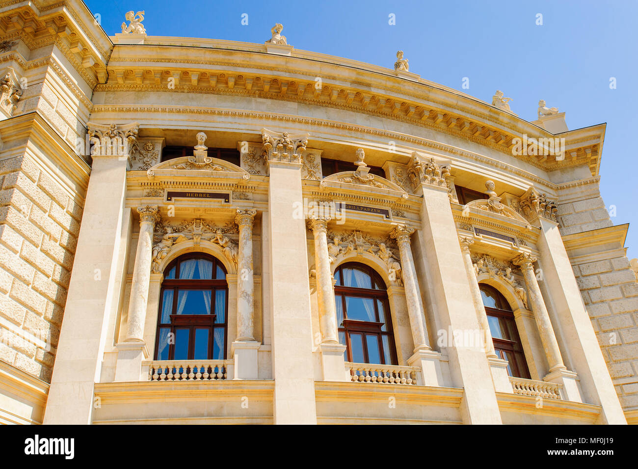 Part of the Burgtheater (Court Theatre), the Austrian National Theatre ...