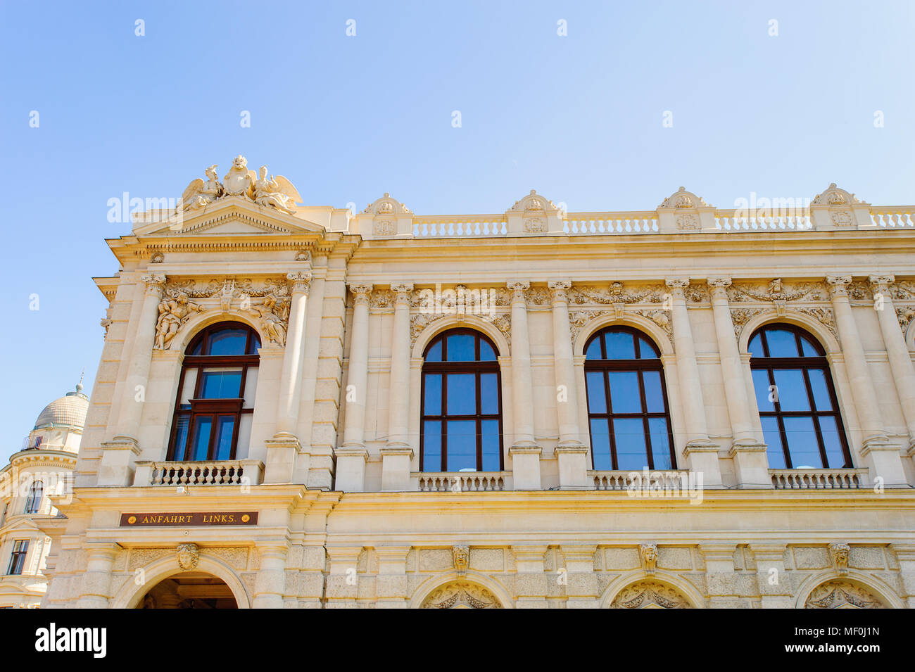 Part of the Burgtheater (Court Theatre), the Austrian National Theatre ...