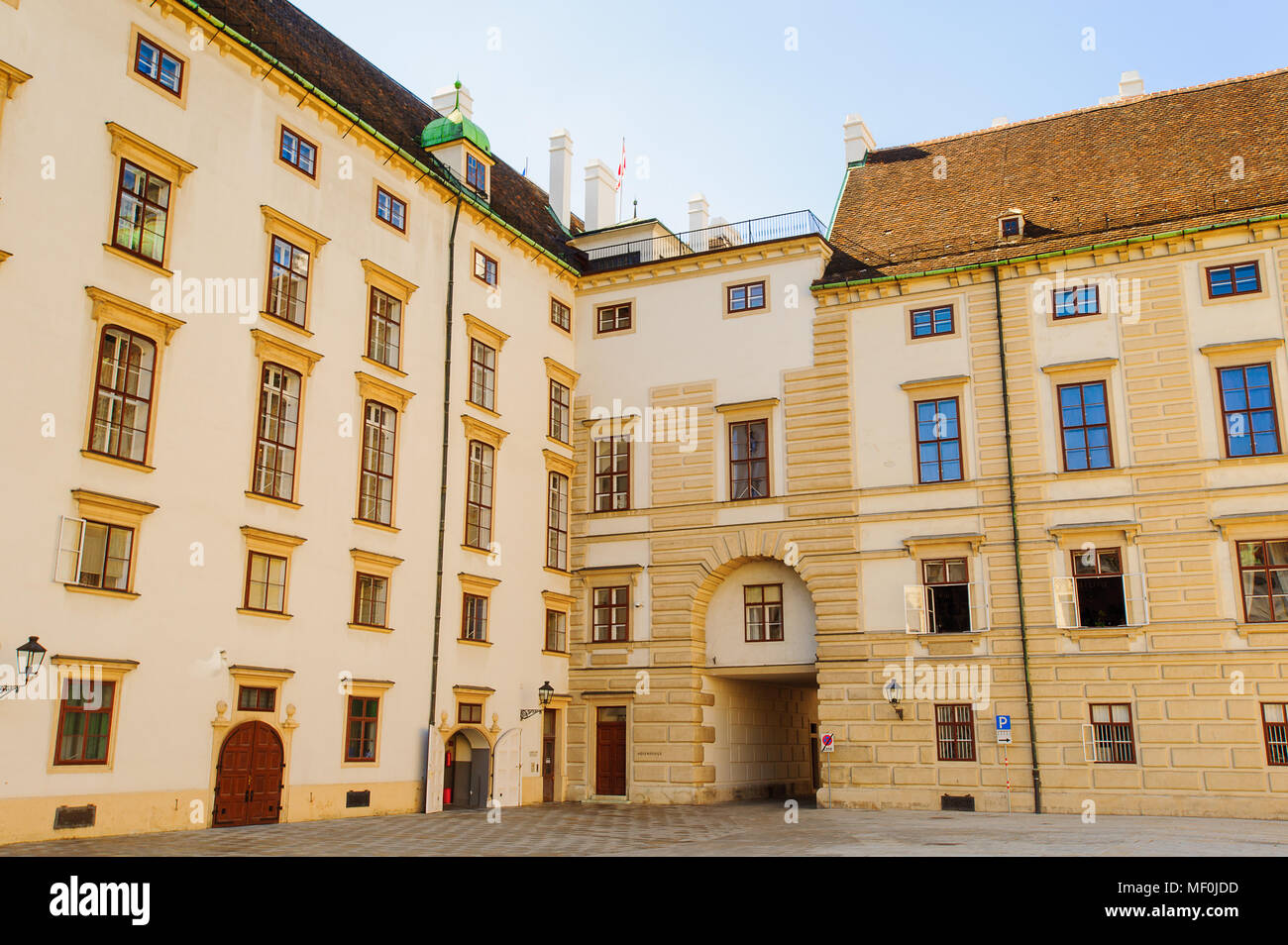Josefsplatz (Joseph's Square), a public square located at the Hofburg ...