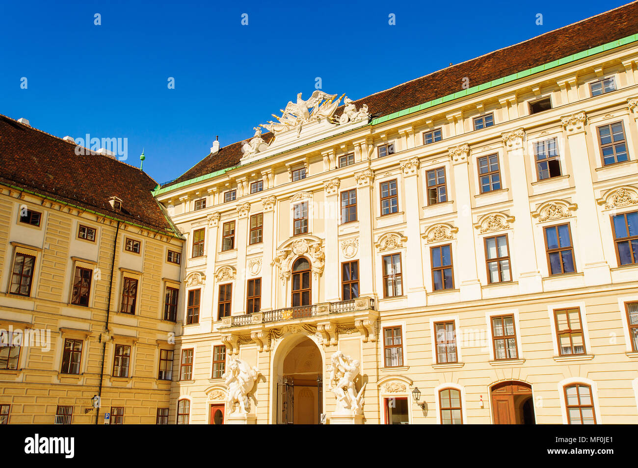 Josefsplatz (Joseph's Square), a public square located at the Hofburg ...