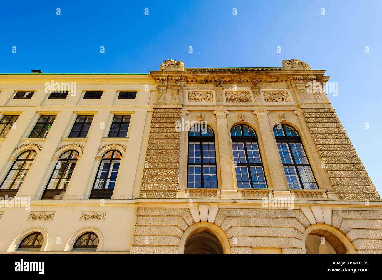 Building of the The Austrian National Library, Vienna Stock Photo - Alamy