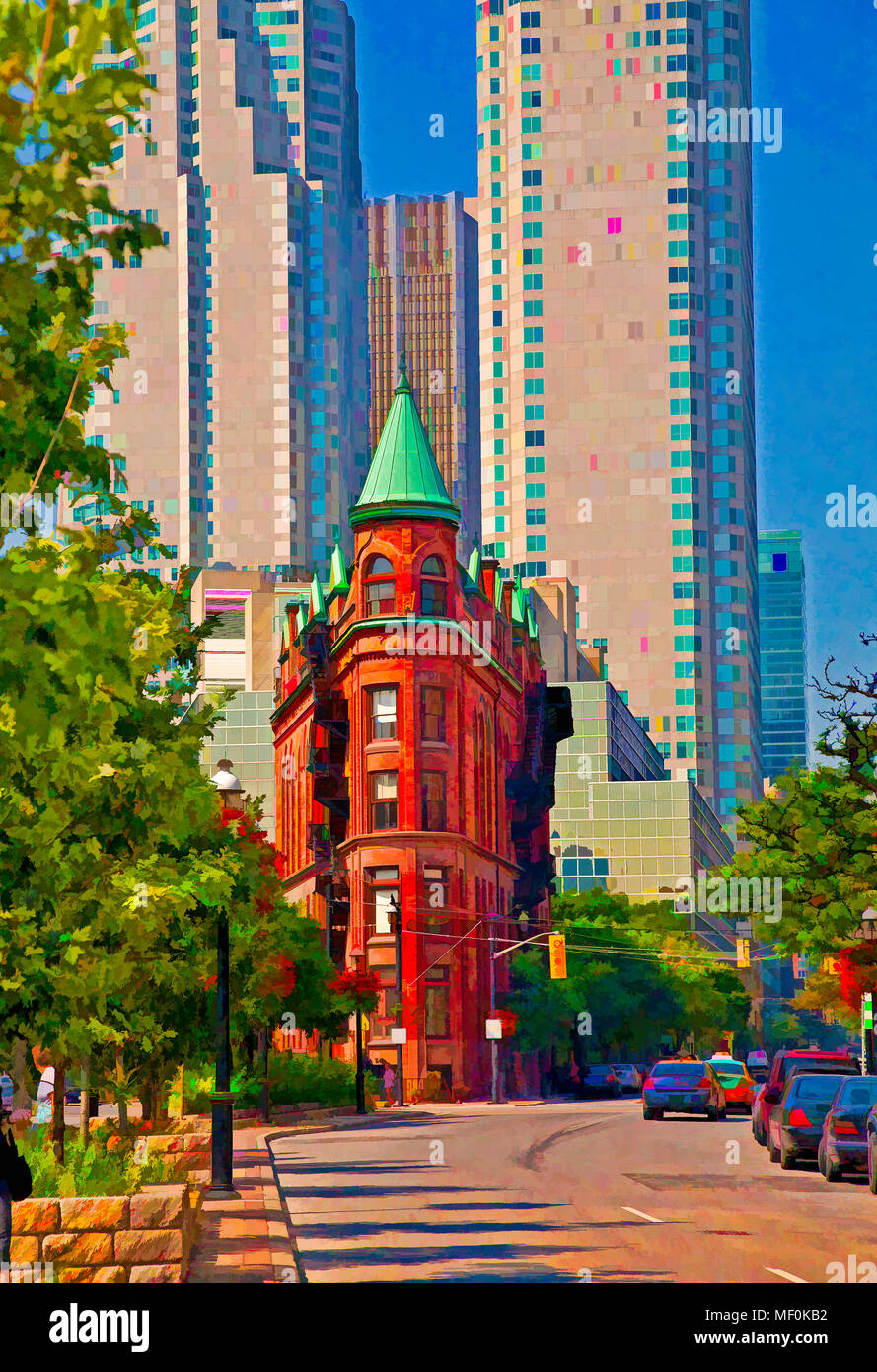 Gooderham building flatiron building in downtown toronto city hi-res ...