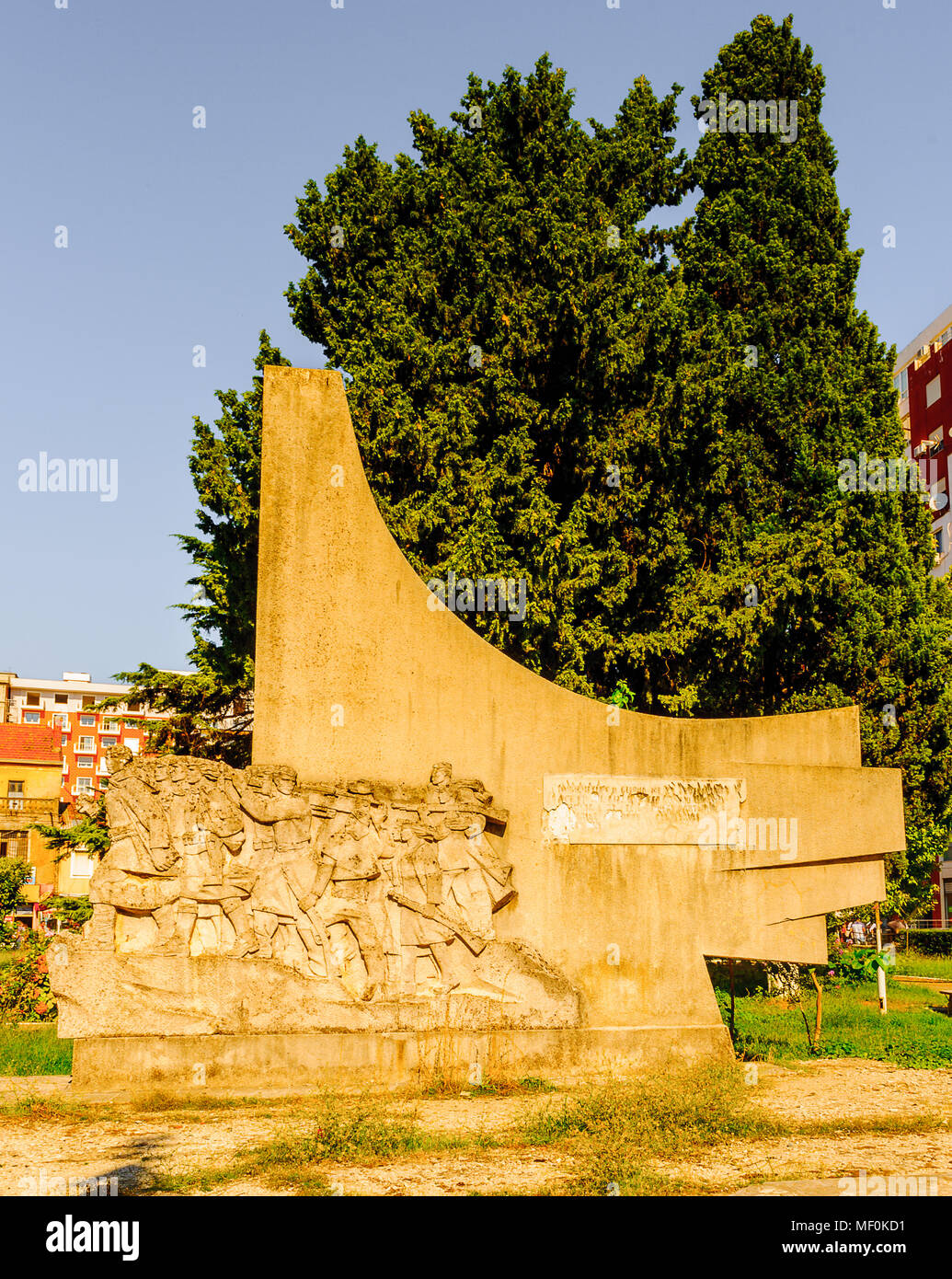 Monument in Albania Stock Photo - Alamy