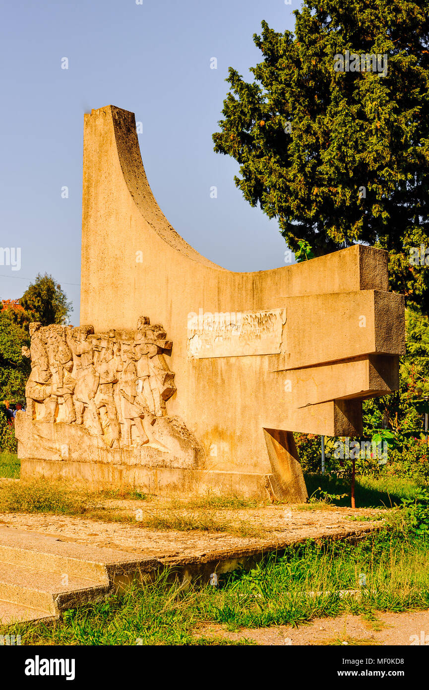 Monument in Albania Stock Photo - Alamy
