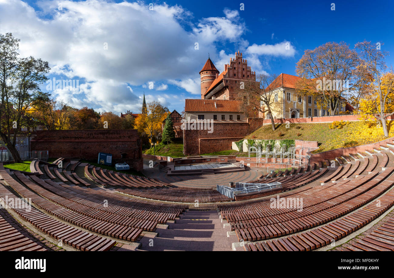 Olsztyn, a Gothic castle from the 14th century, Warmia and Mazury ...