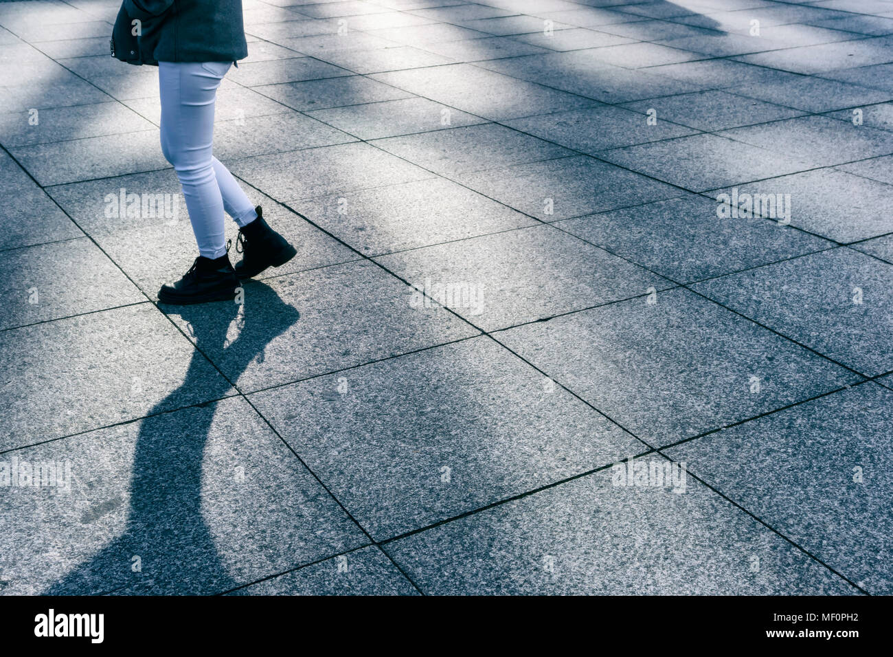 One person shadow hi-res stock photography and images - Alamy