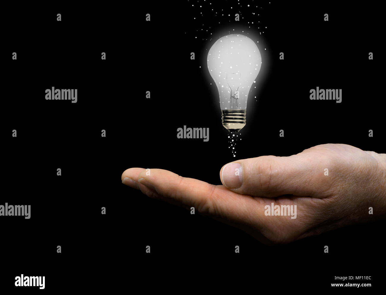 Hand floating symbol hi-res stock photography and images - Alamy
