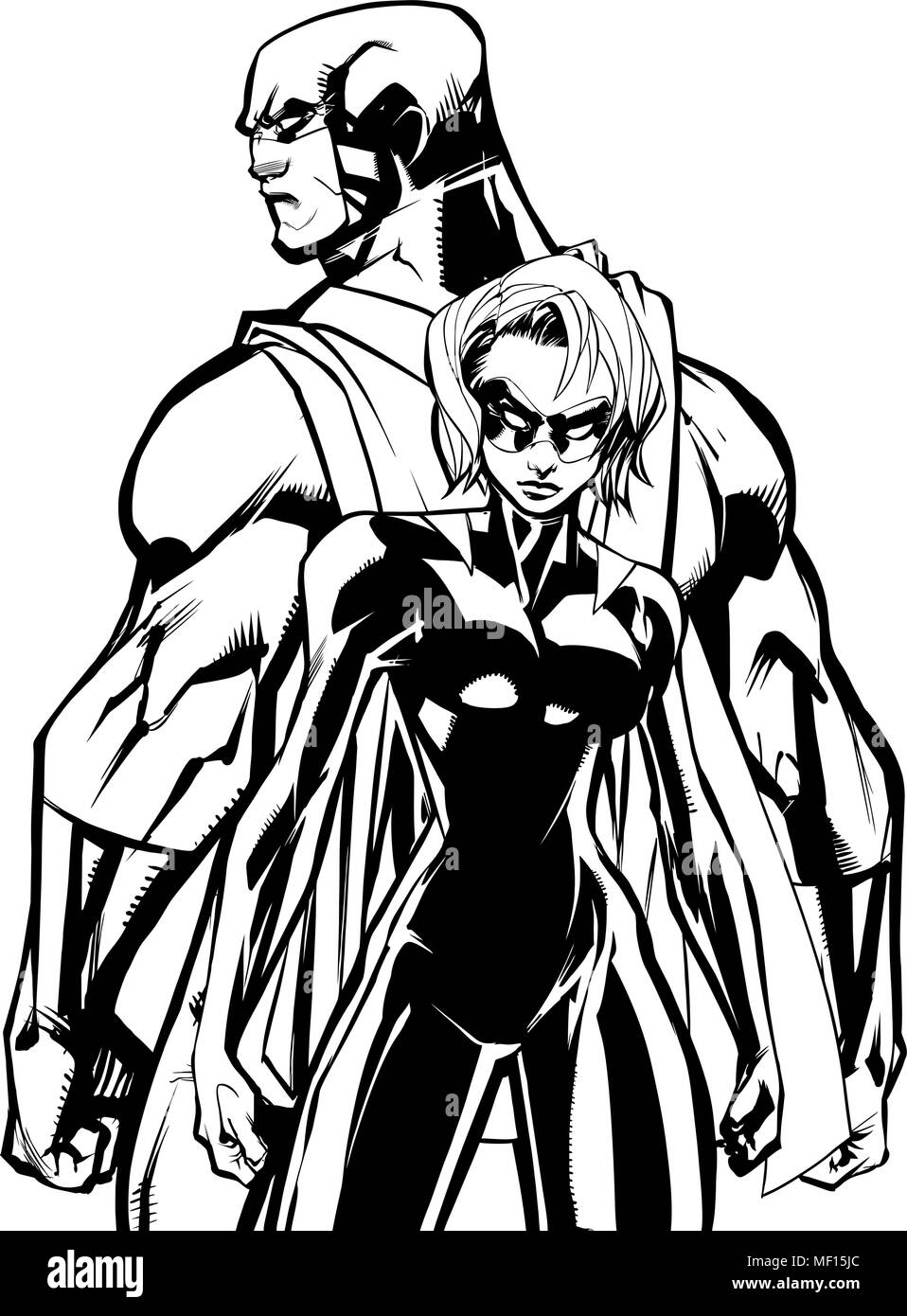 Female muscular back Stock Vector Images - Alamy